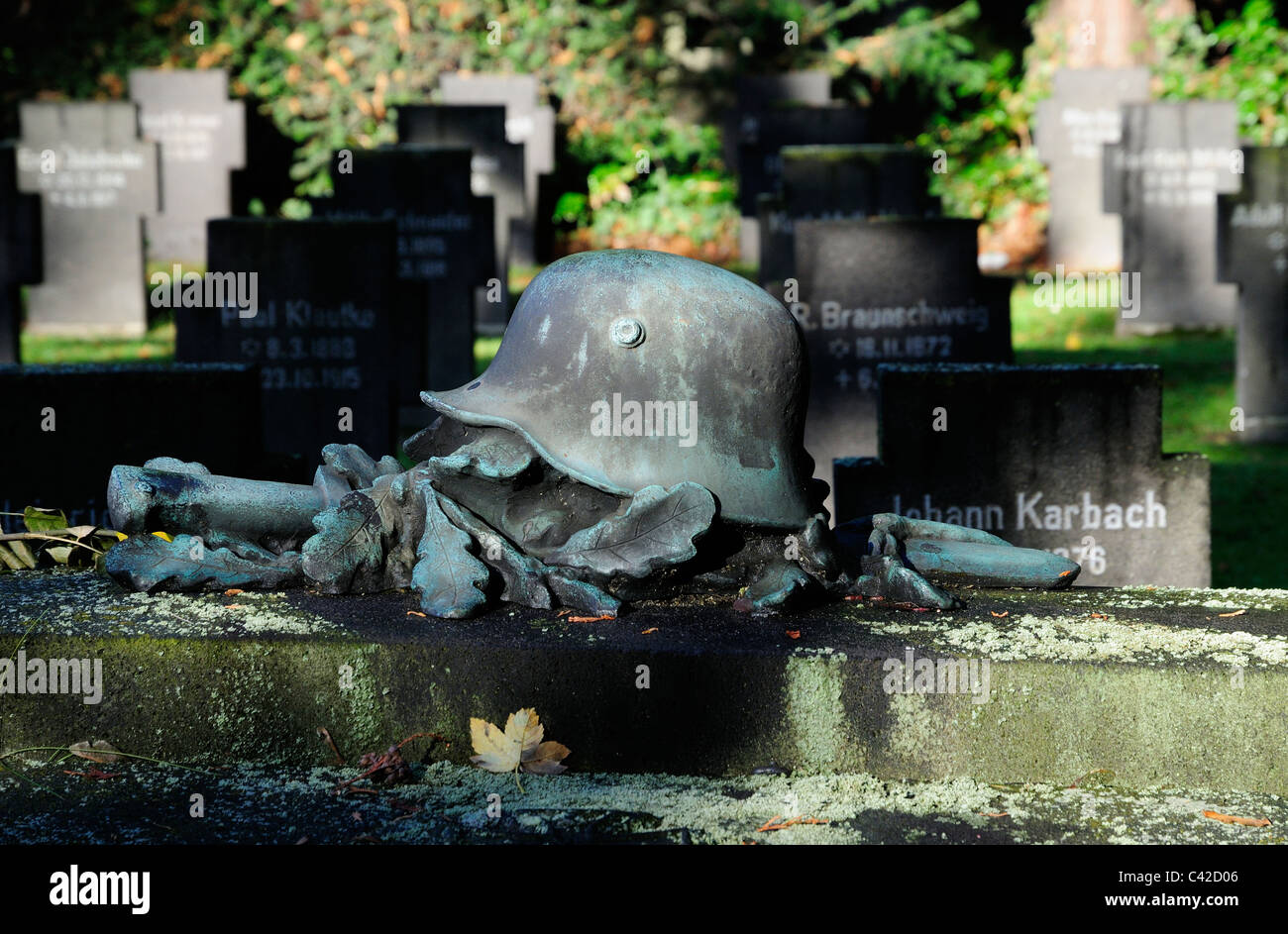 German war cemetery from the First World War, Bad Godesberg, Rhineland ...