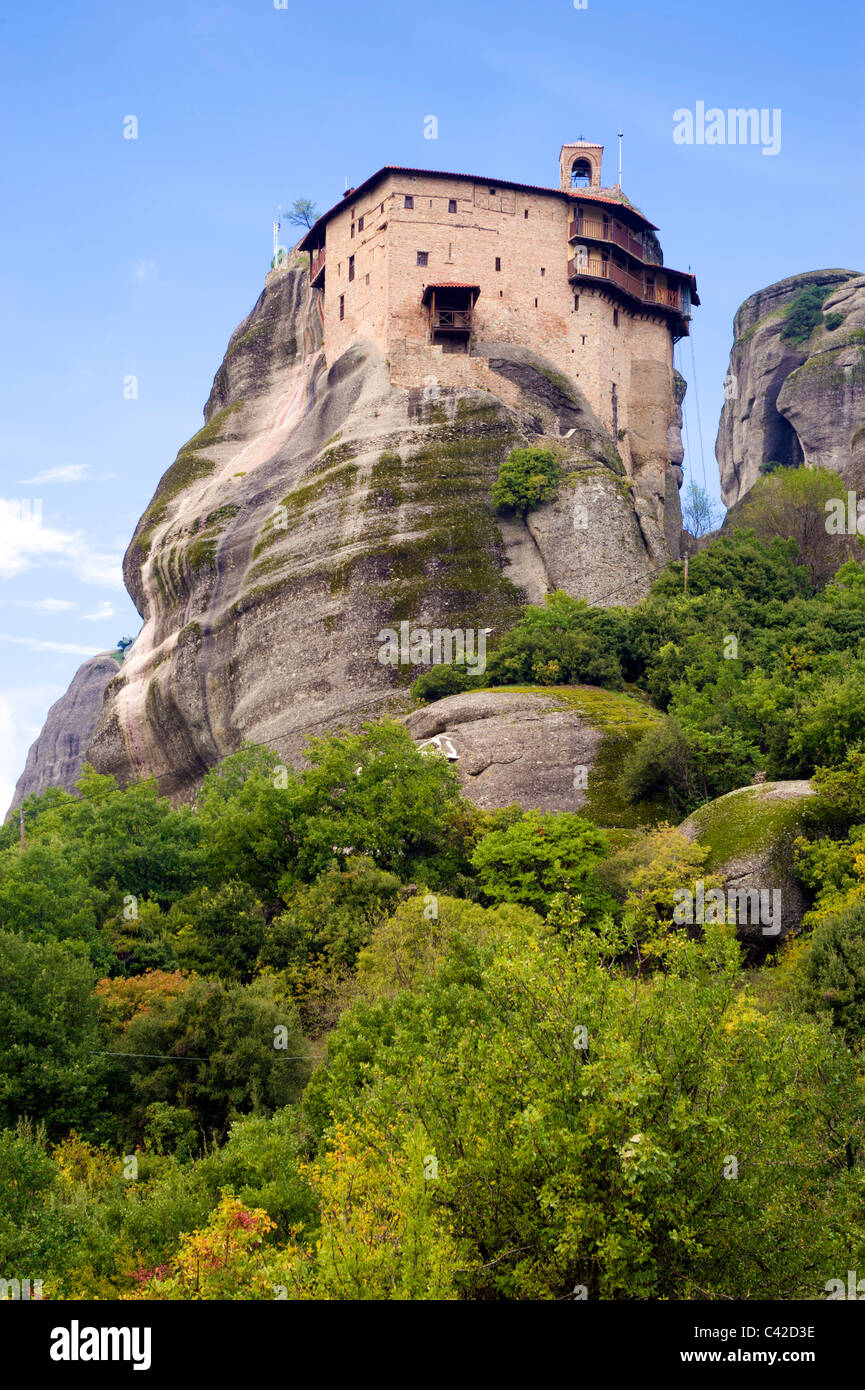 St. Nicholas Anapafsas (St Nicholas Anapausas) monastery, Meteora ...