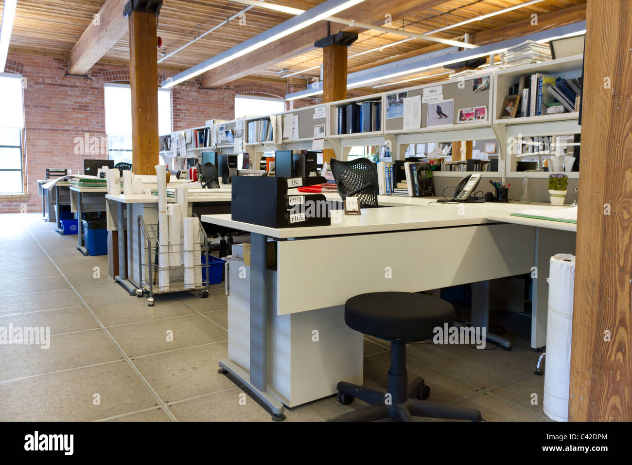 empty office interior Stock Photo - Alamy