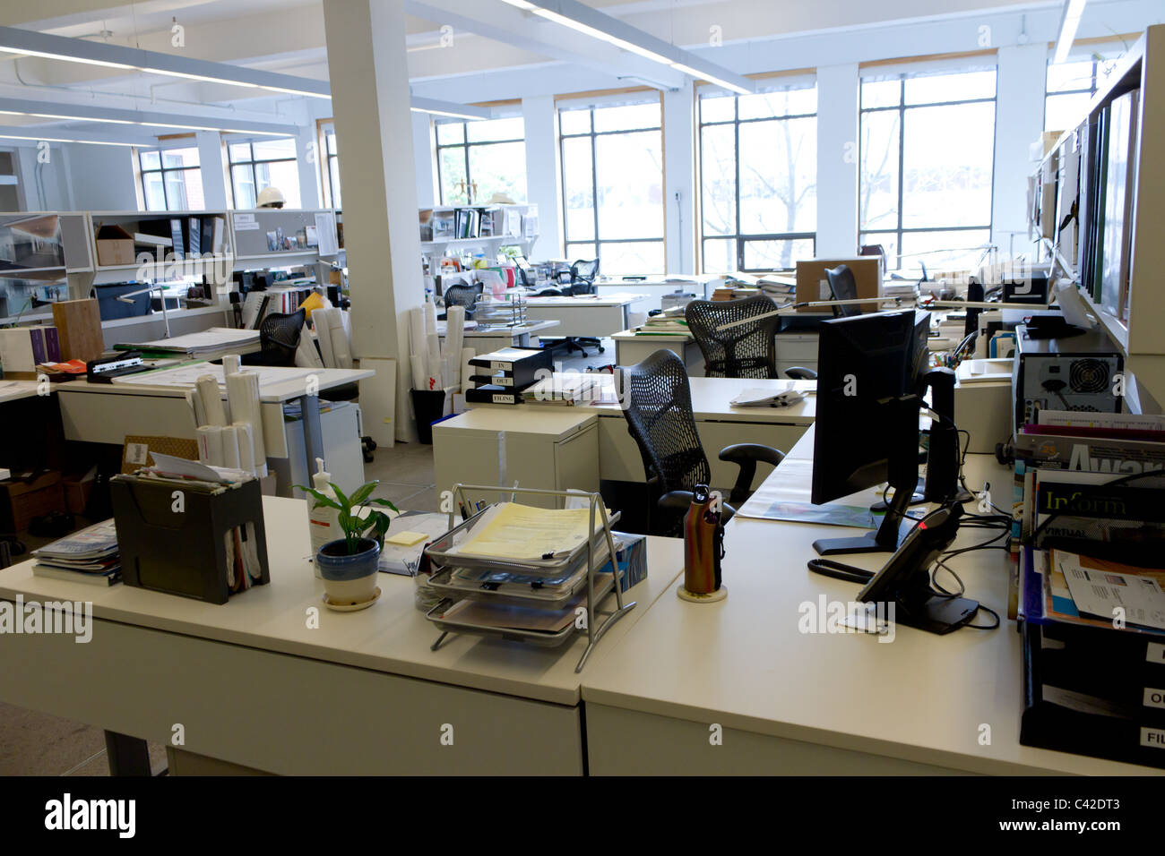empty office interior Stock Photo - Alamy