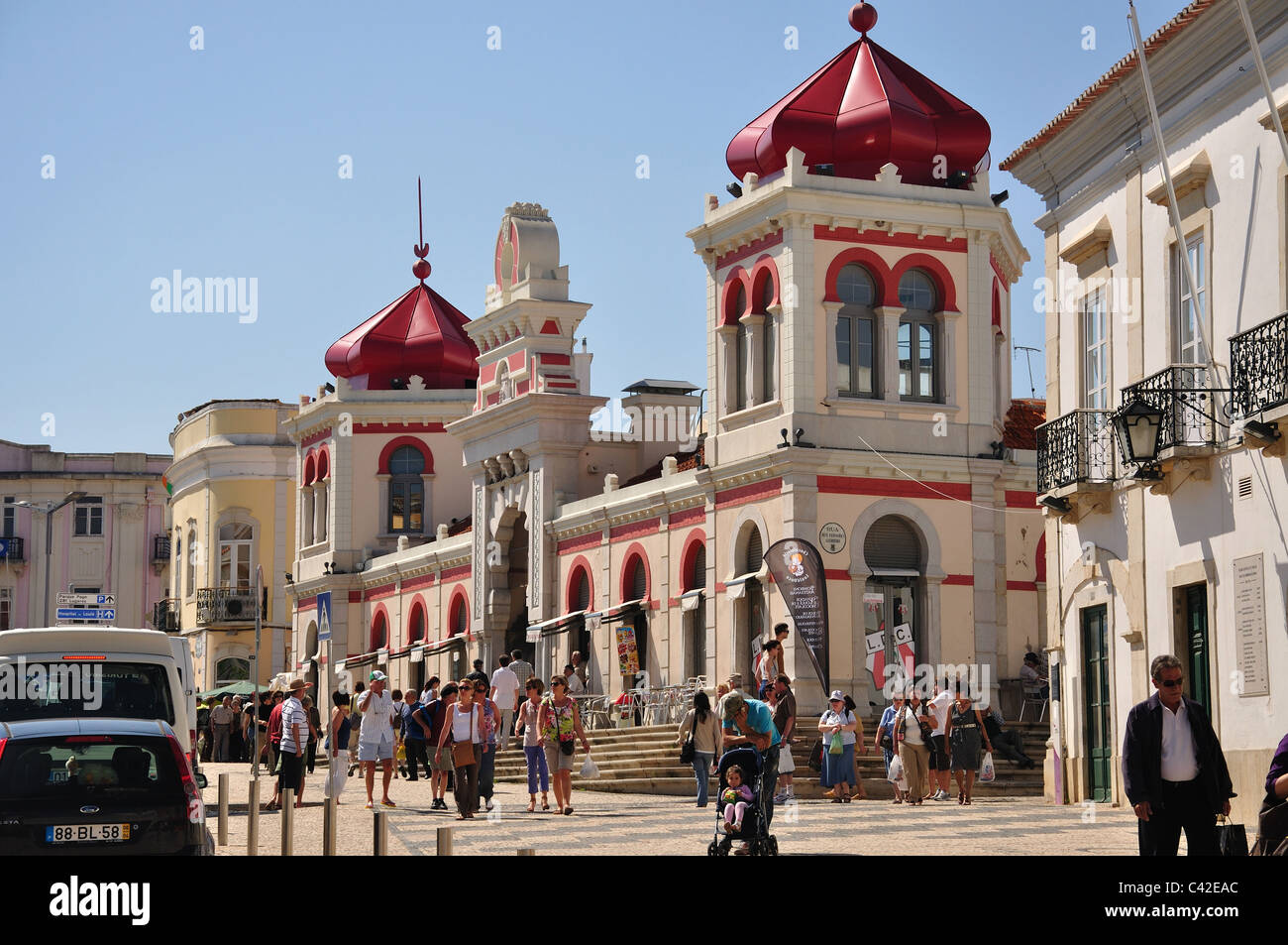 Loulé Market, Praca da Republica, Loulé, Faro District, Algarve Stock ...