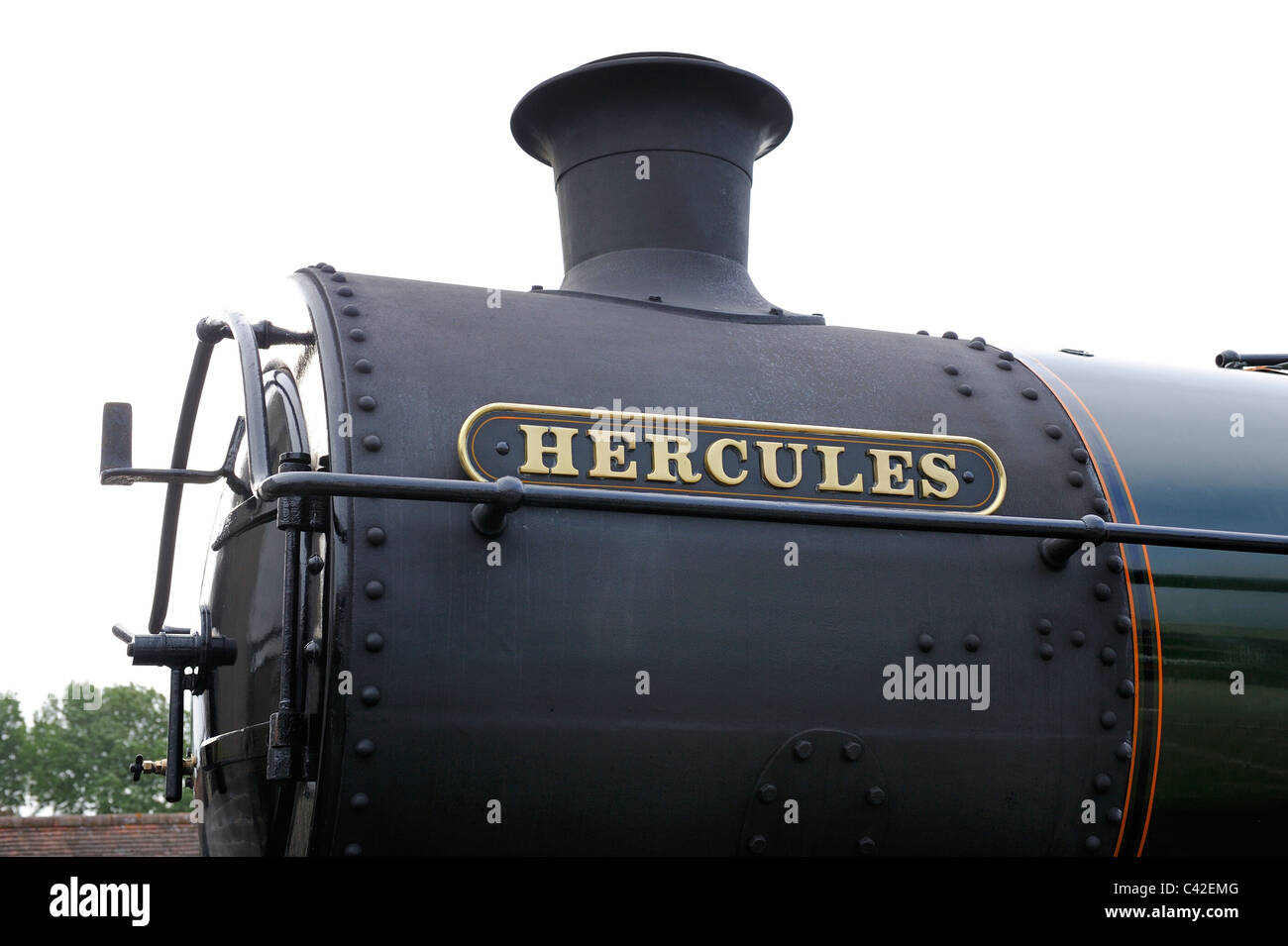 4277 hercules on the dartmouth steam railway england uk Stock Photo - Alamy