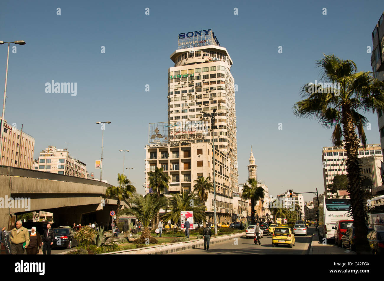 Modern Town City Central Damascus Syria Stock Photo - Alamy