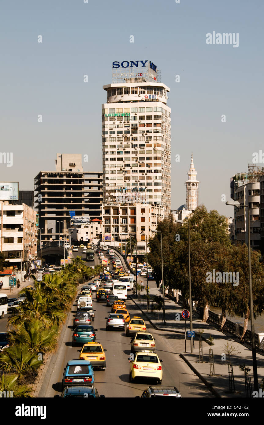 Modern Town City Central Damascus Syria Stock Photo - Alamy