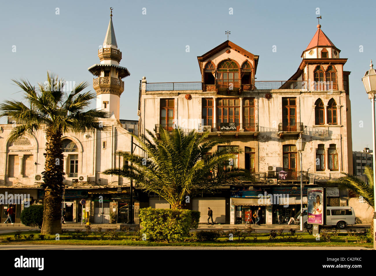 Modern Town City Central Damascus Syria Stock Photo - Alamy