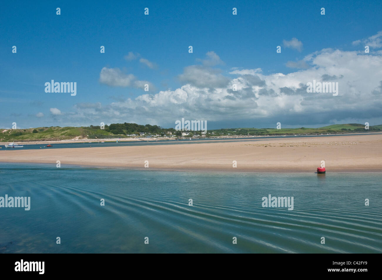 River Camel Padstow Cornwall at low water England Stock Photo - Alamy