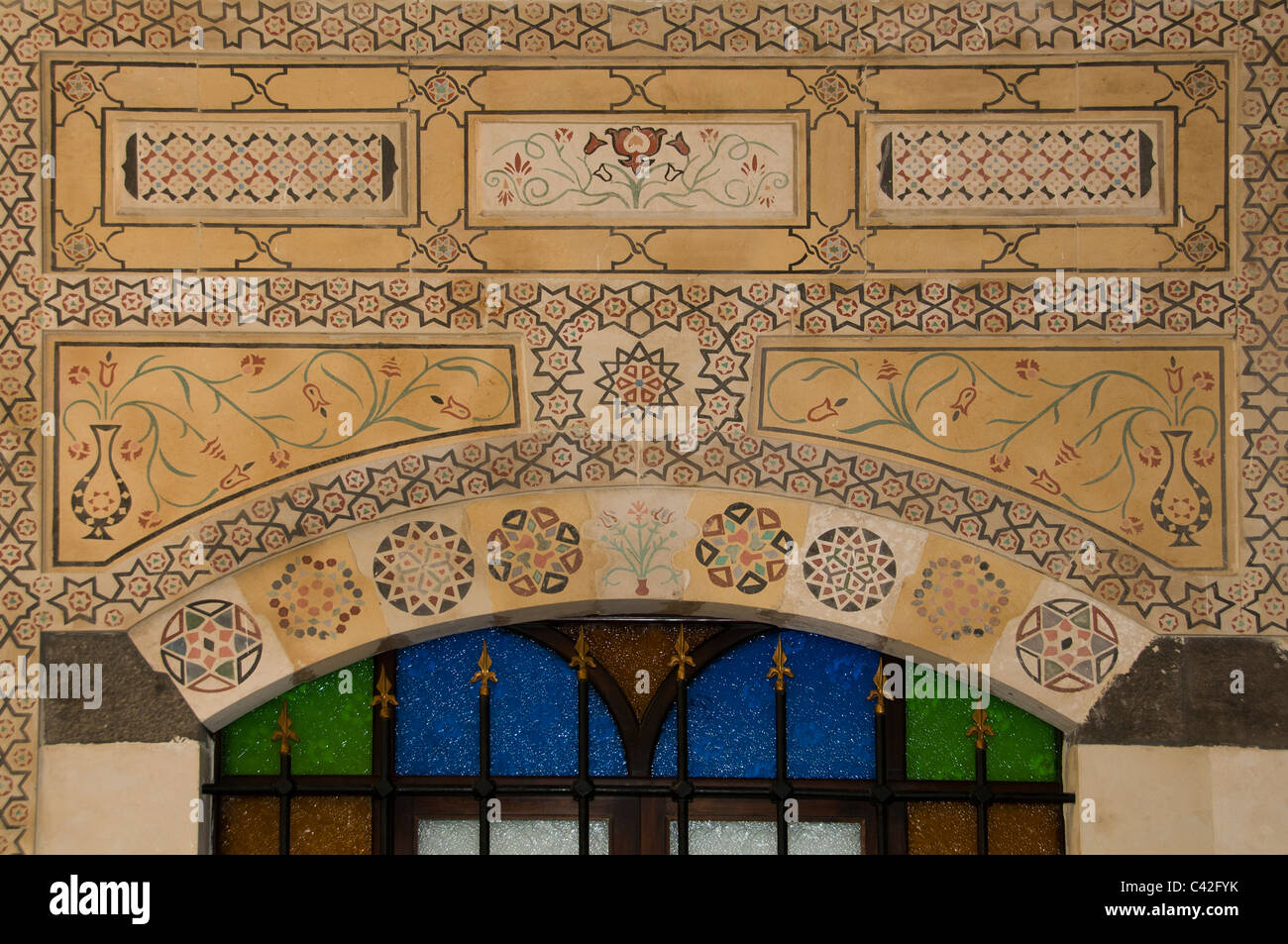 Damascus Syria Al Shahbandar Palace Hotel Syrian Stock Photo - Alamy