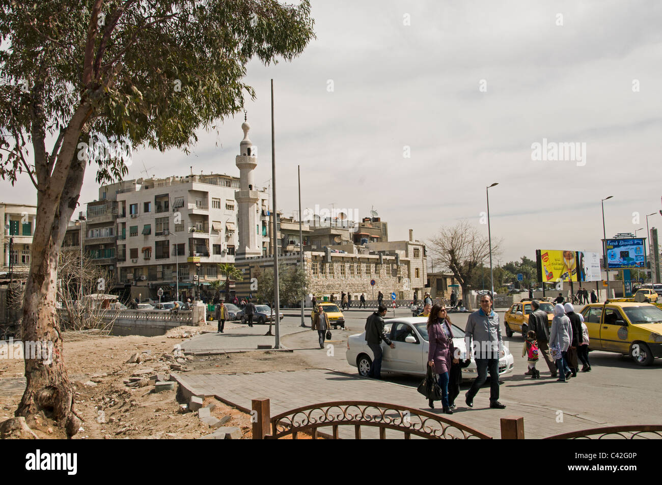 Bab Touma Roman Gate of St. Thomas or Gate of Venus Byzantine Damascus ...