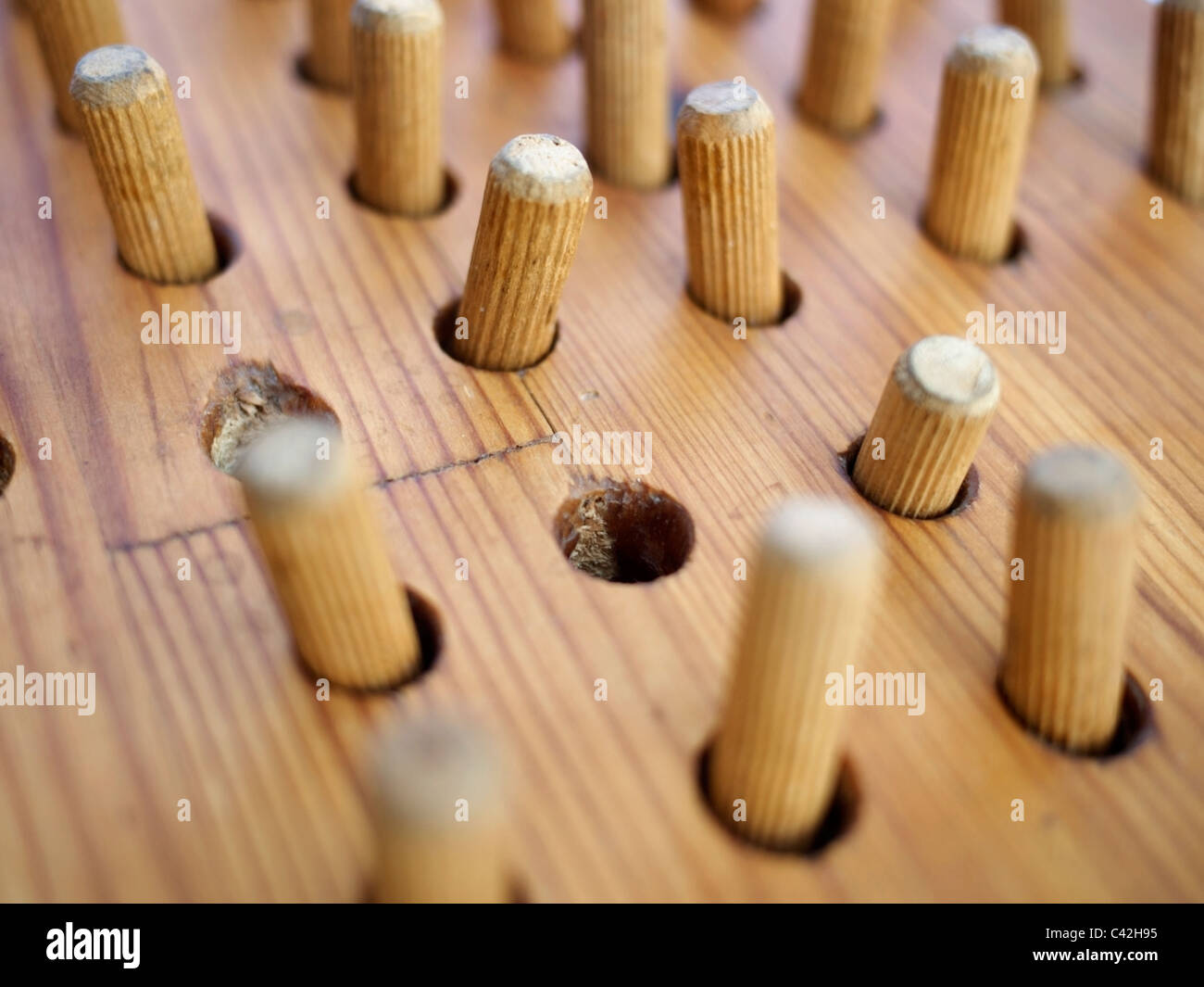 Peg Solitaire game Stock Photo - Alamy