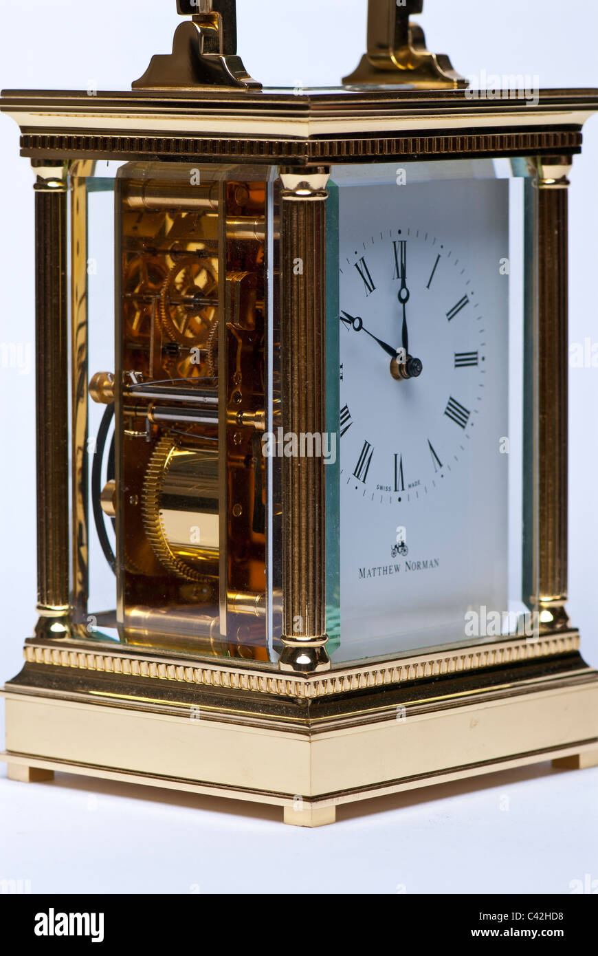 Mathew Norman Carriage clock Stock Photo - Alamy