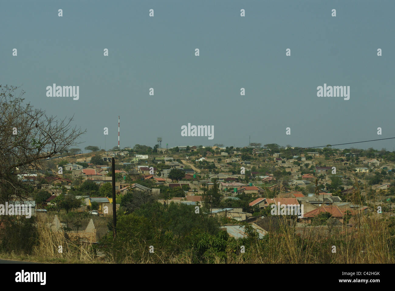 South African shanty town Stock Photo - Alamy