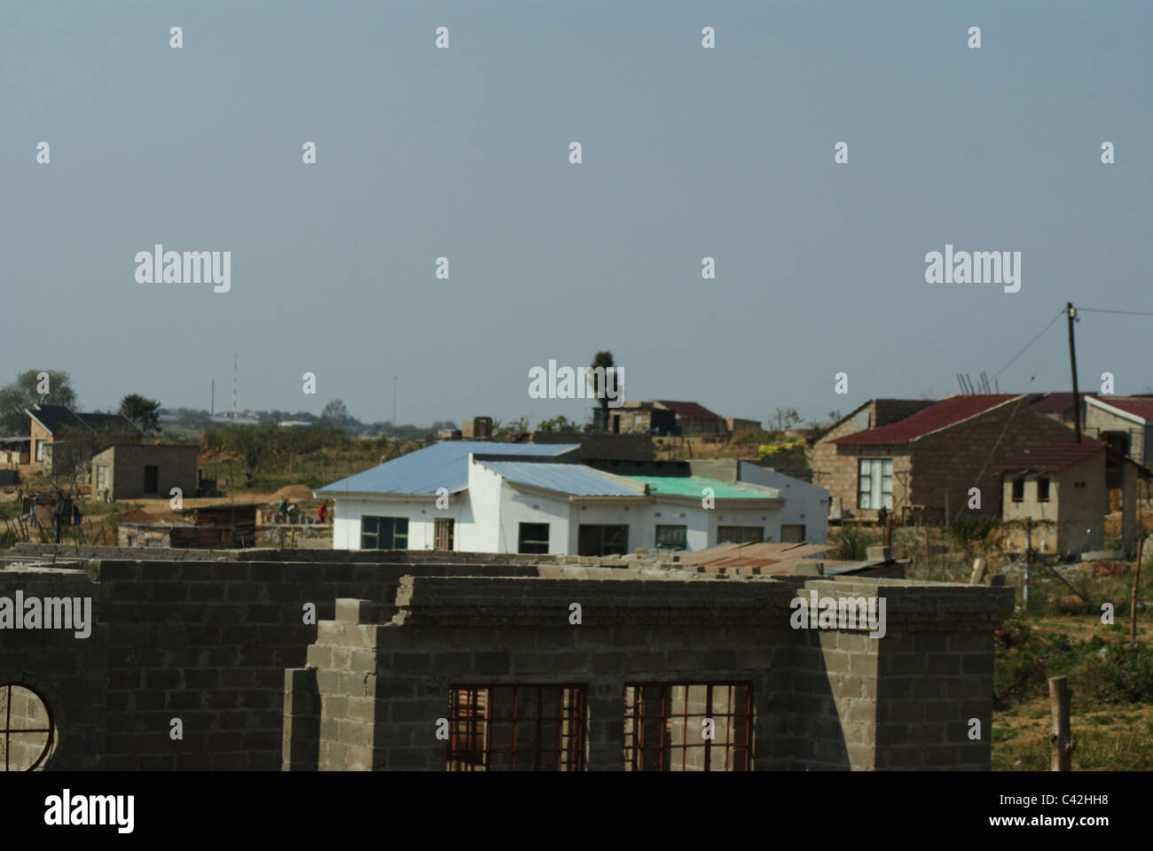 South African shanty town Stock Photo - Alamy