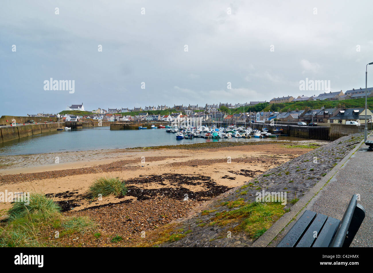 Findochty Harbour, Moray, Scotland Stock Photo - Alamy
