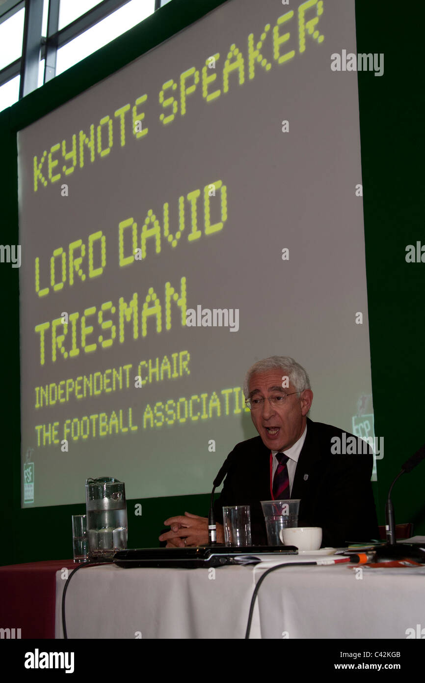 Lord David Triesman guest speaker at the Football Supporters Federation ...