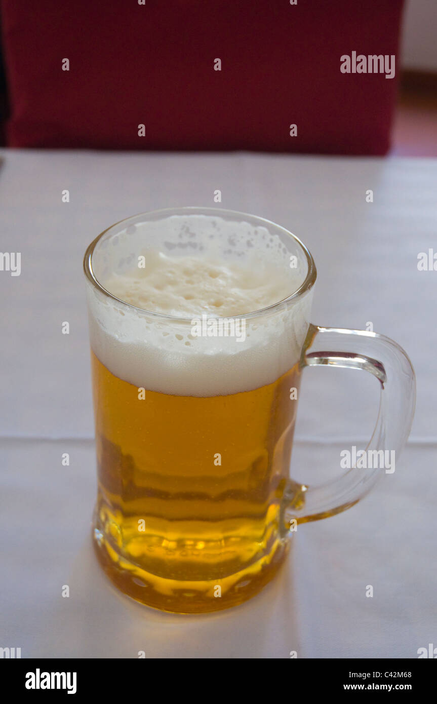 Croatian beer Restoran Torkolo restaurant Rovinj the Istrian peninsula ...