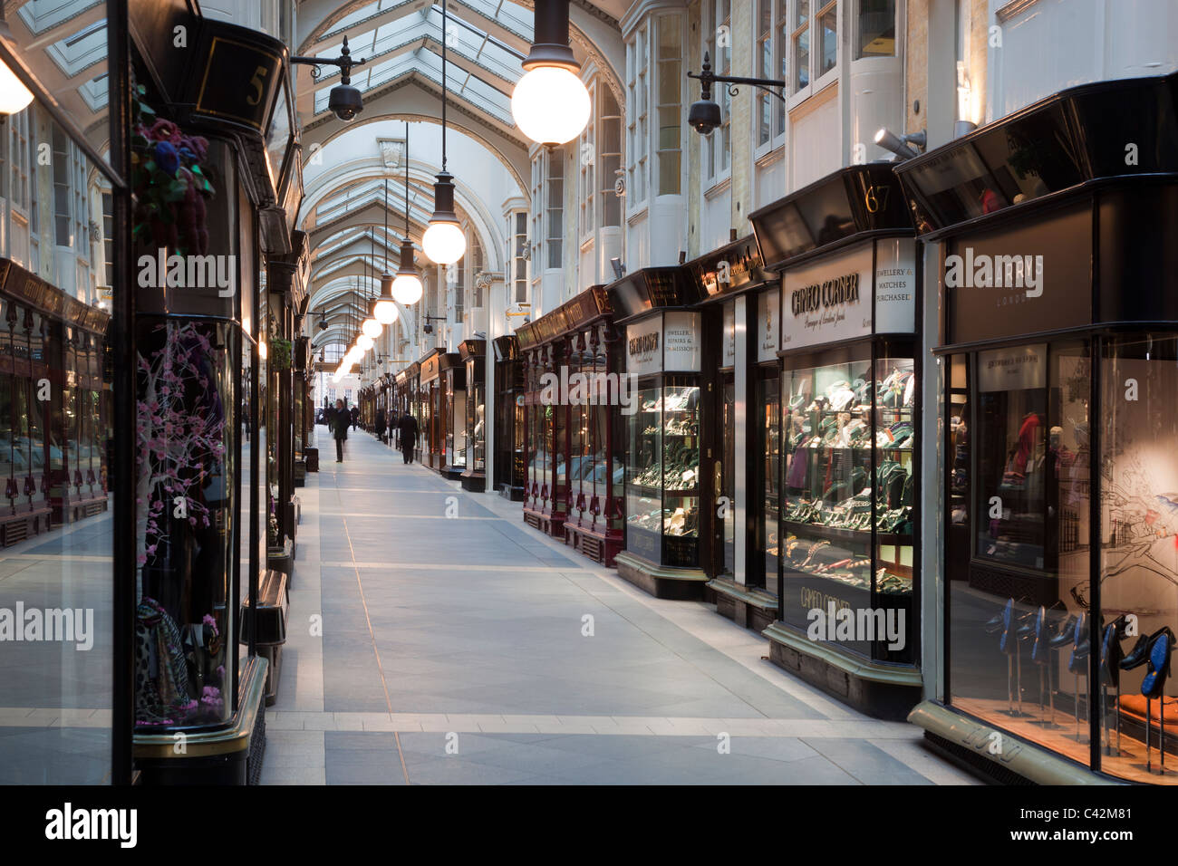 Burlington Arcade London England UK Stock Photo - Alamy