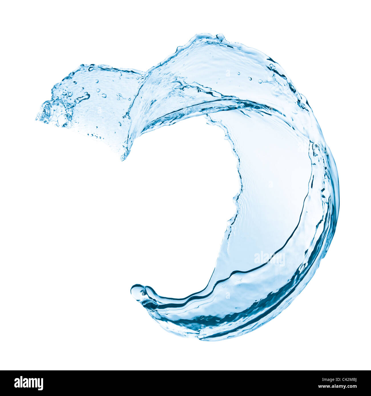 Water splash white background hi-res stock photography and images - Alamy