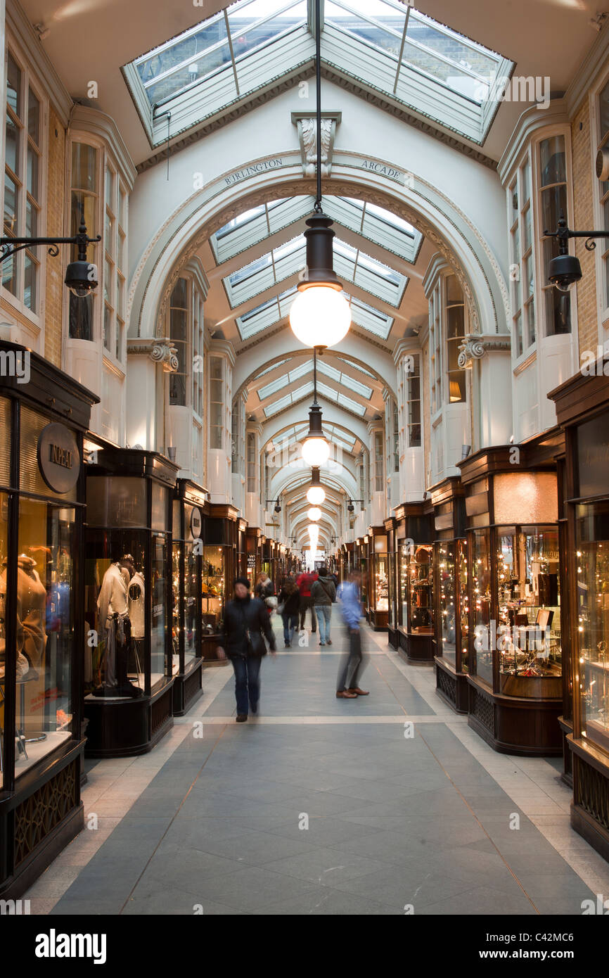 Burlington Arcade London England UK Stock Photo - Alamy