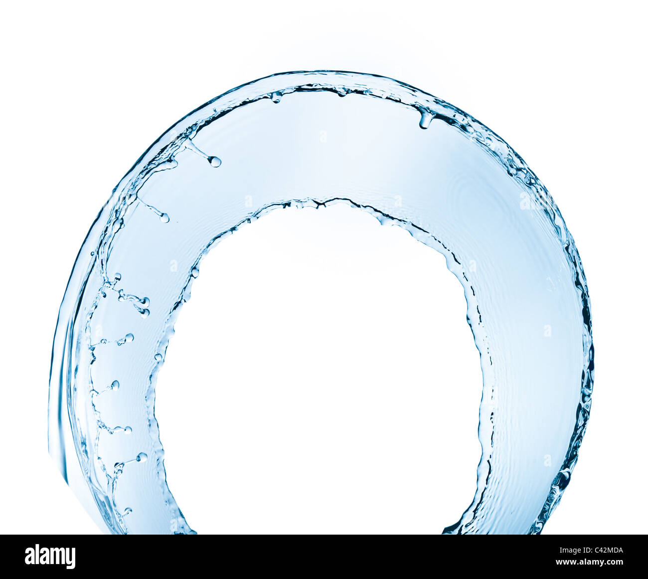 Water splash white background hi-res stock photography and images - Alamy
