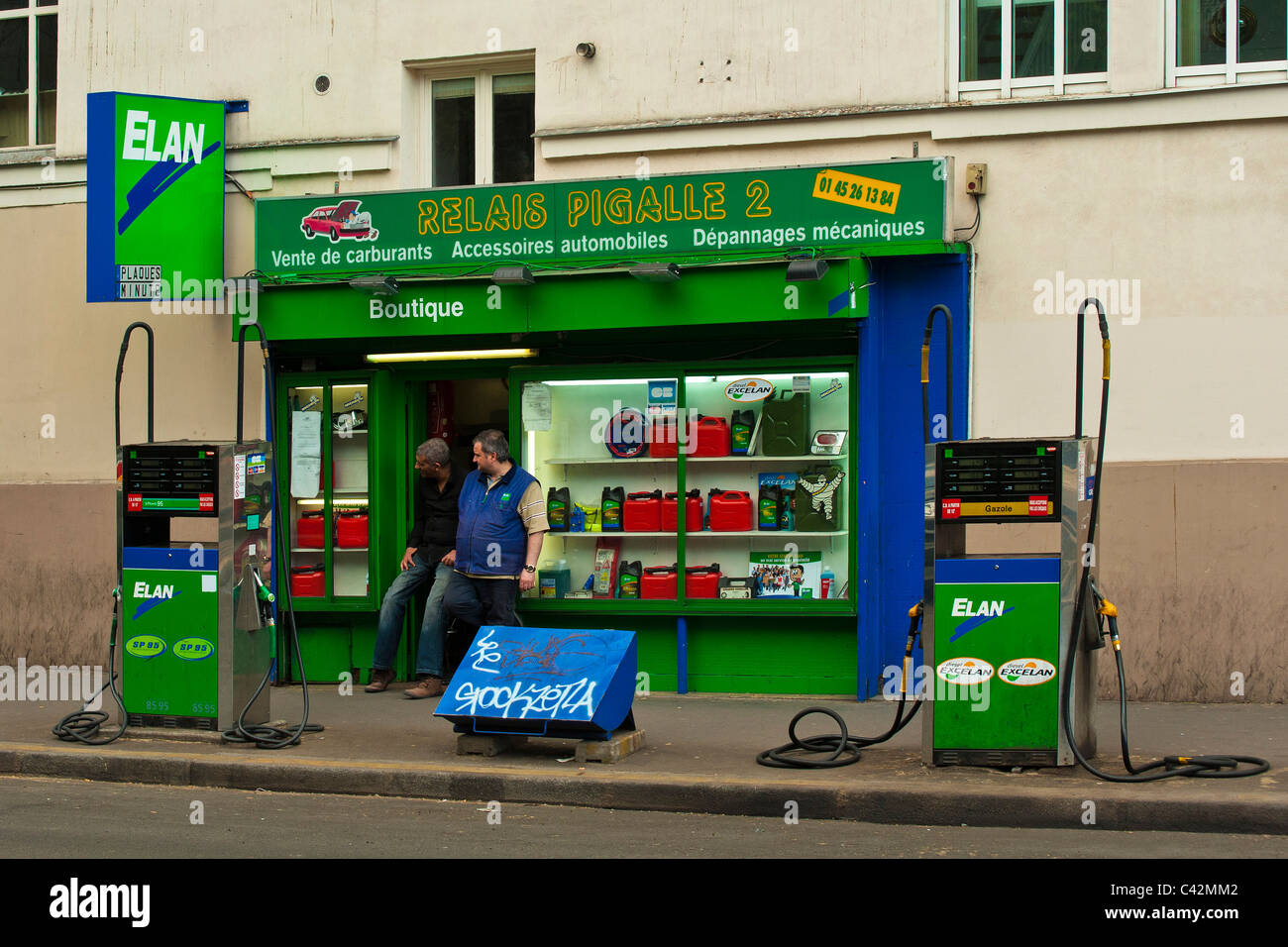 Pigalle Petrol Station High Resolution Stock Photography and Images - Alamy