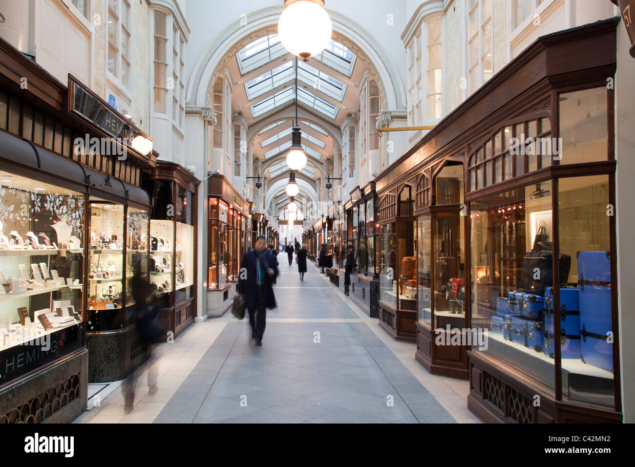Burlington Arcade London England UK Stock Photo - Alamy