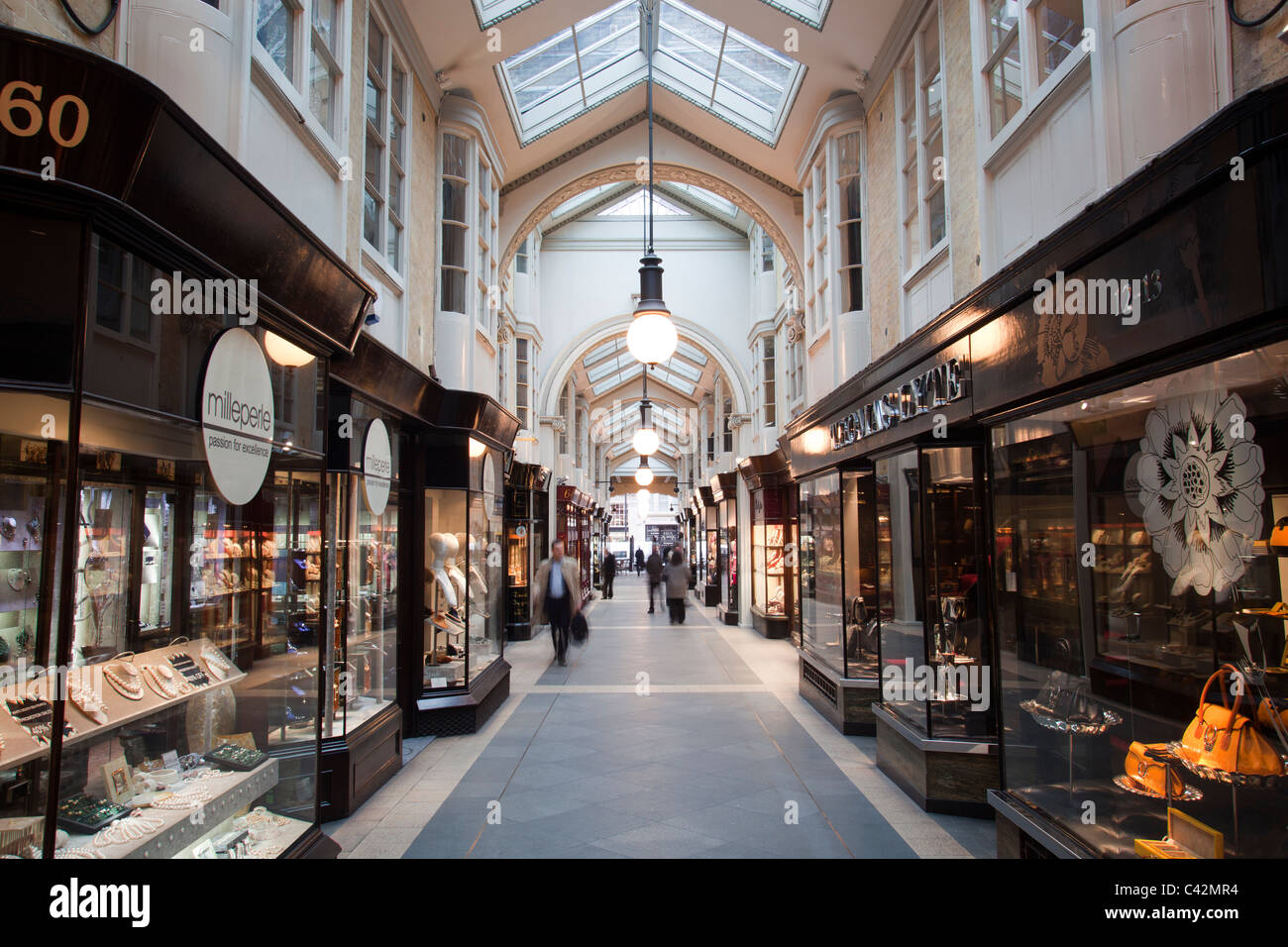 Burlington Arcade London England UK Stock Photo - Alamy