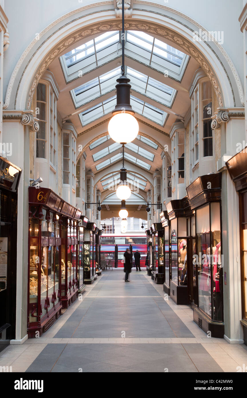 Burlington Arcade London England UK Stock Photo - Alamy
