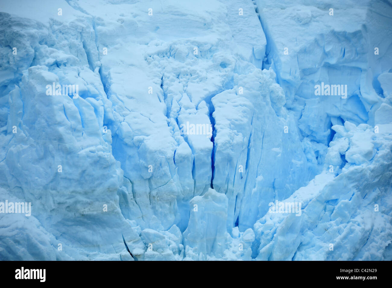 Glacial ice on glacier, Antarctica Stock Photo - Alamy