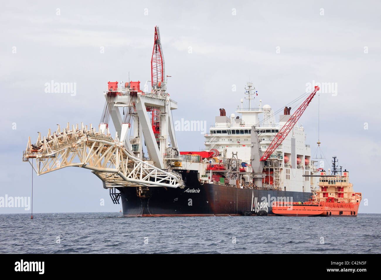 Audacia offshore pipe laying vessel hi-res stock photography and images ...