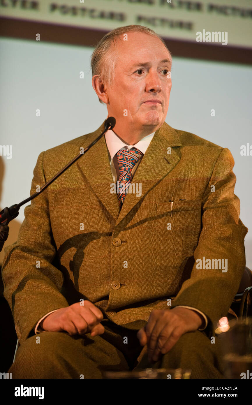 Gilbert of Gilbert and George artists pictured at Hay Festival 2011 ...