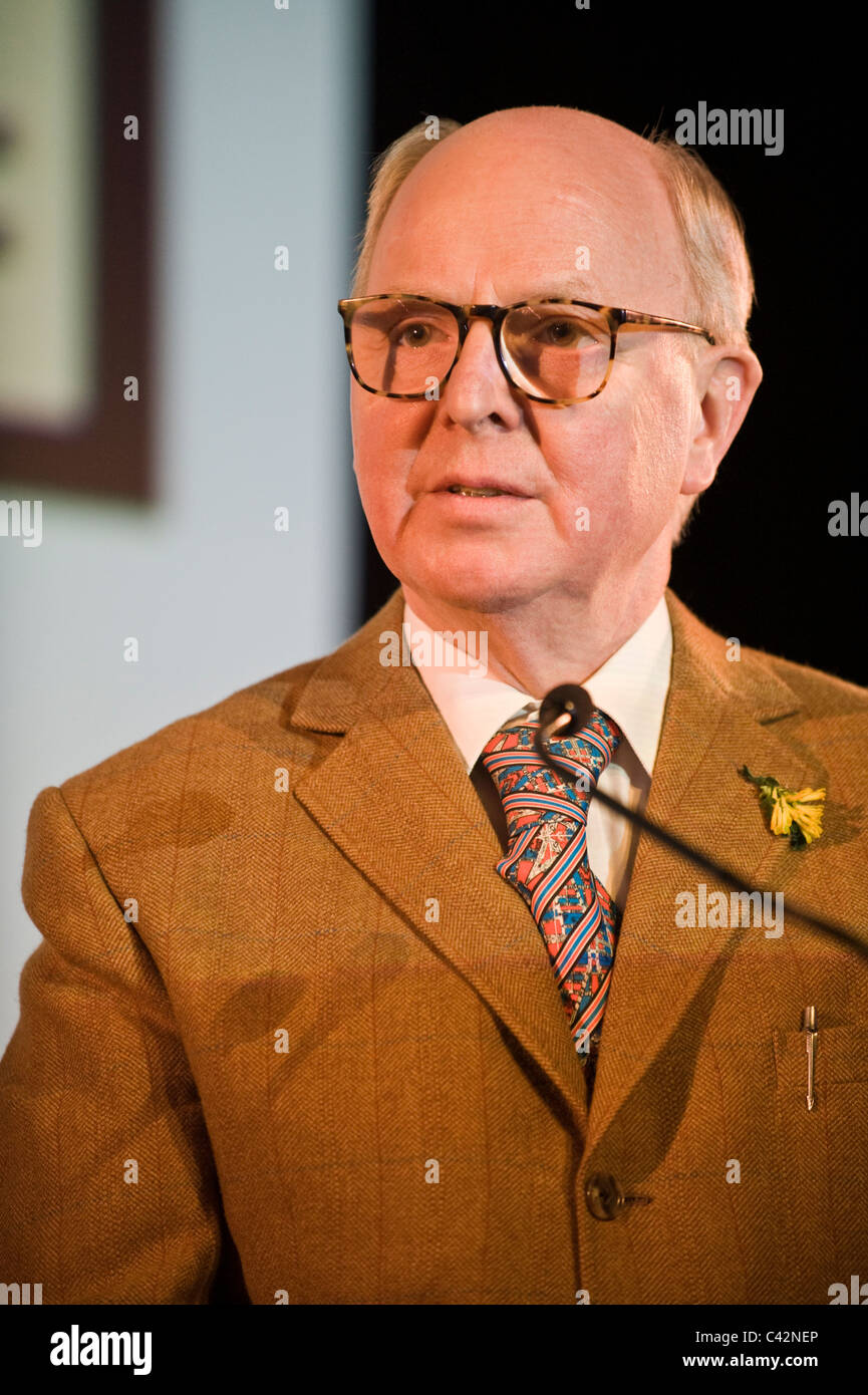 George of Gilbert and George artists pictured at Hay Festival 2011 ...