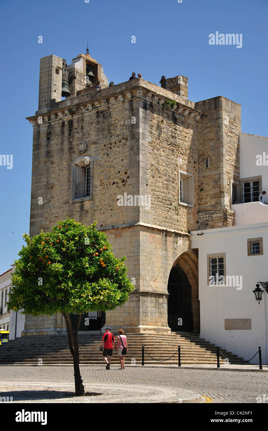 Faro Cathedral, Largo da Se, Old Town, Faro, Faro District, Algarve ...