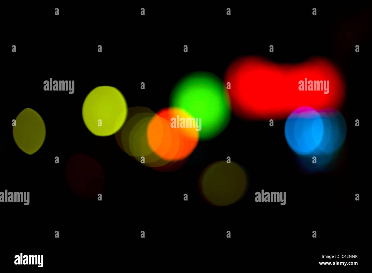 Abstract city lights Stock Photo - Alamy