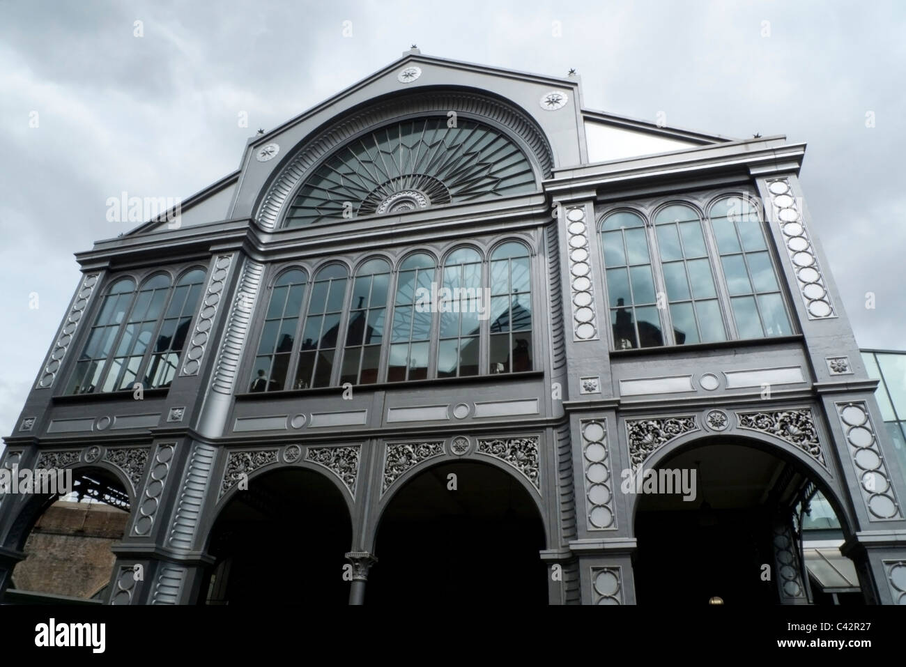 Front of the historic Borough Market building Roast Restaurant venue ...