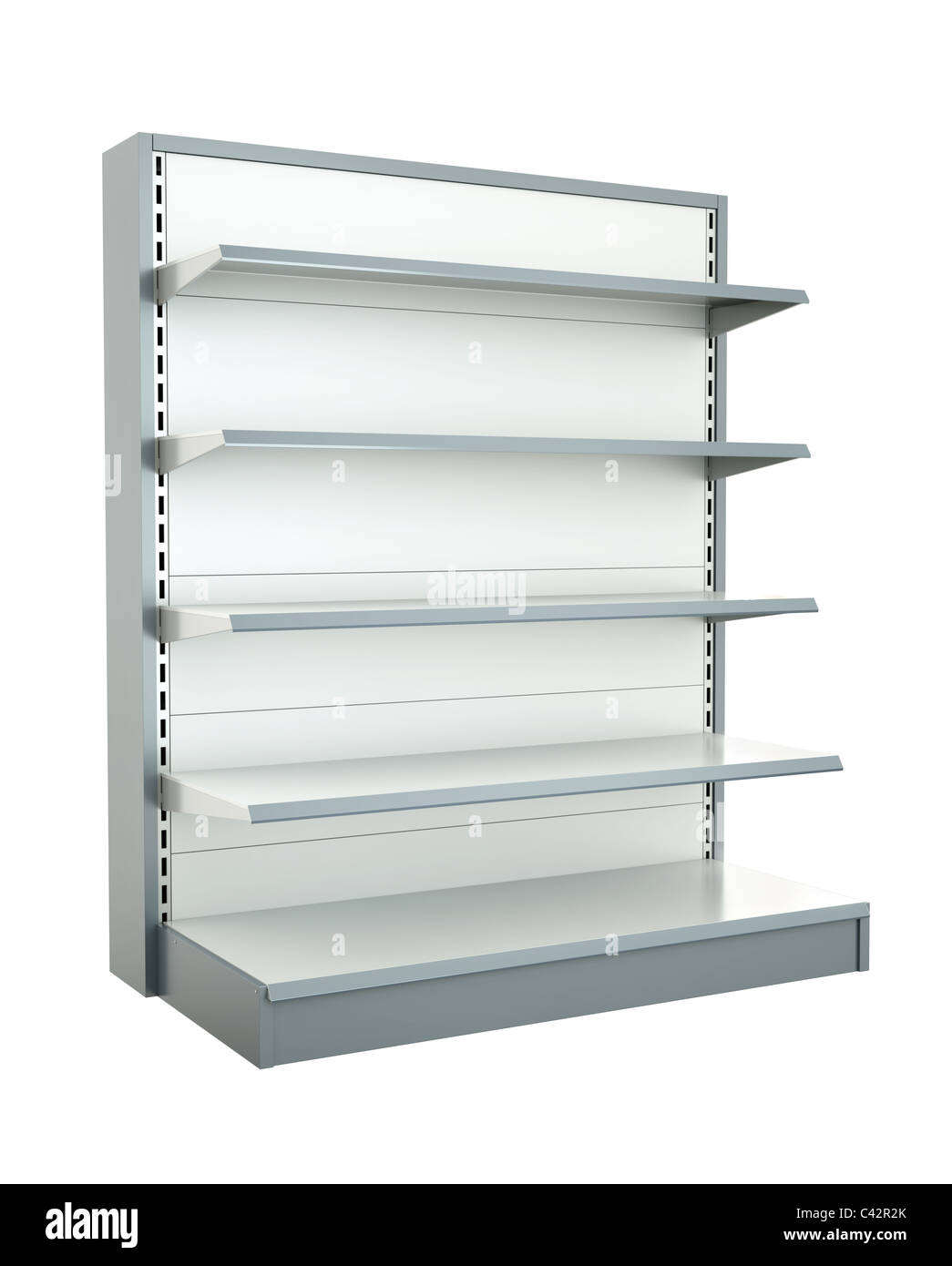 Empty stock shelves Cut Out Stock Images & Pictures - Alamy