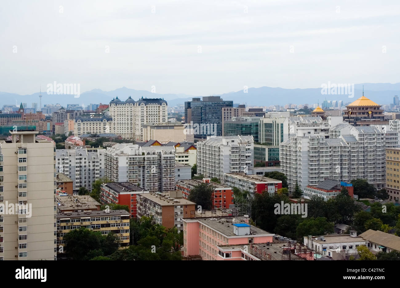 Skyline of the western part of Beijing, China Stock Photo - Alamy