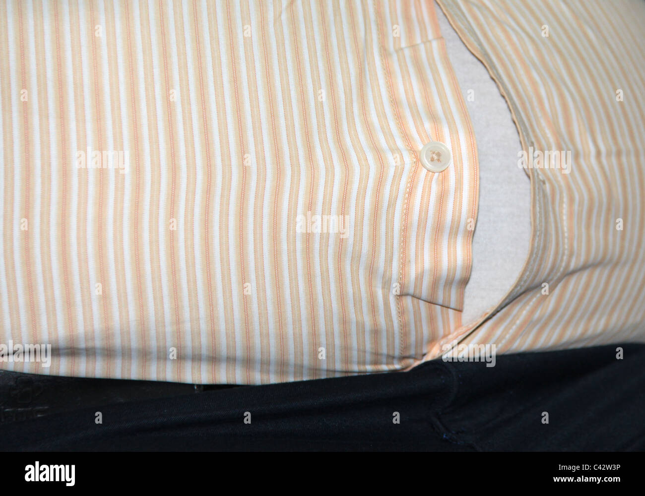 Belly fat belly button hi-res stock photography and images - Alamy