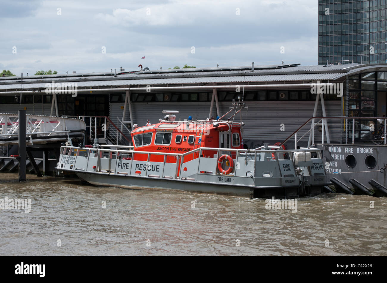 Fire rescue boat hi-res stock photography and images - Alamy