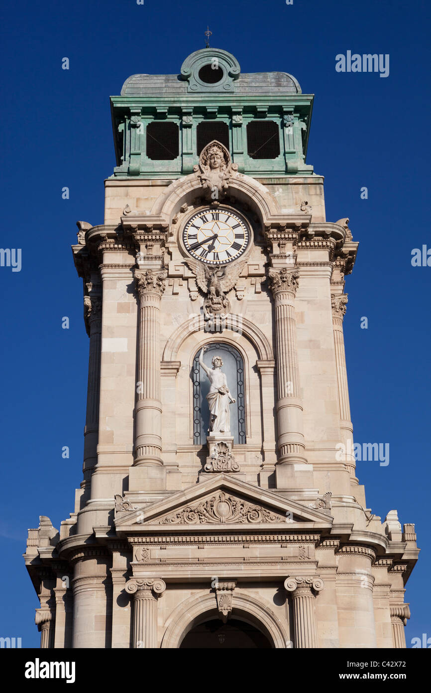 Clock Tower Plaza Independencia Pachuca HIdalgo Mexico Stock Photo - Alamy