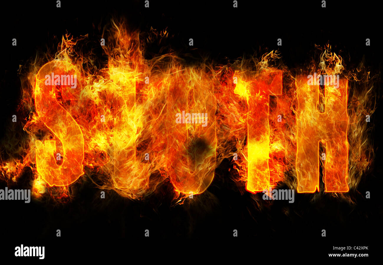 the deadly sin SLOTH Stock Photo - Alamy