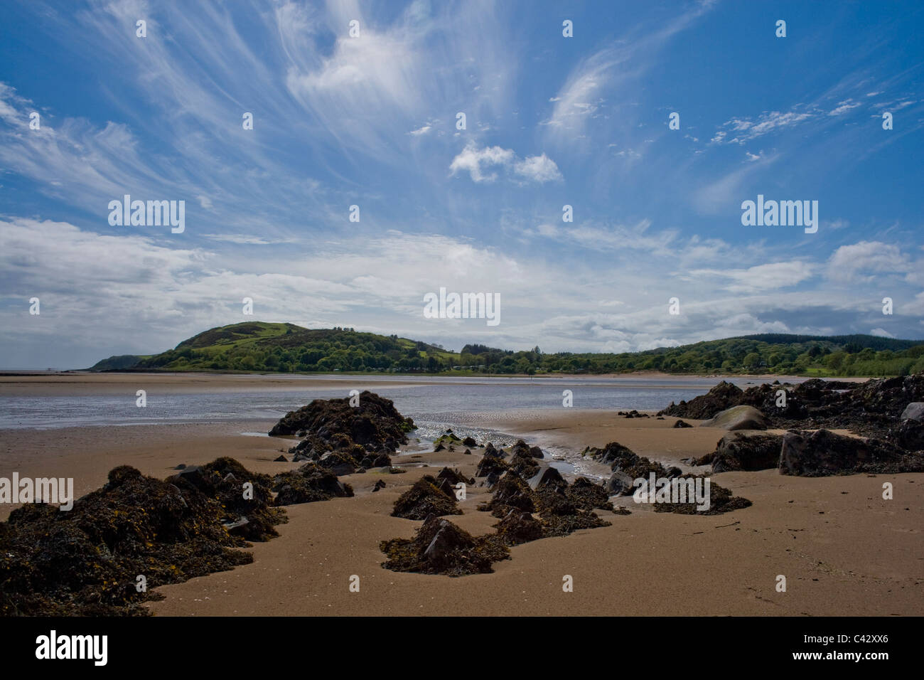 Beach at Sandyhills, Dumfries & Galloway, Scotland Stock Photo - Alamy