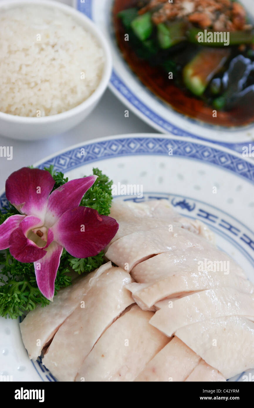 Boon tong kee chicken rice hi-res stock photography and images - Alamy