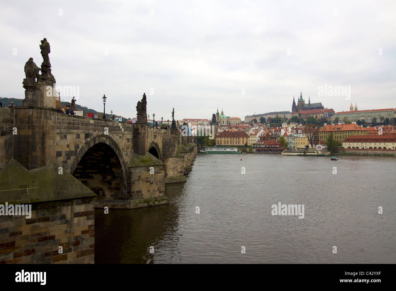 Charles Bridge in Prague Stock Photo - Alamy