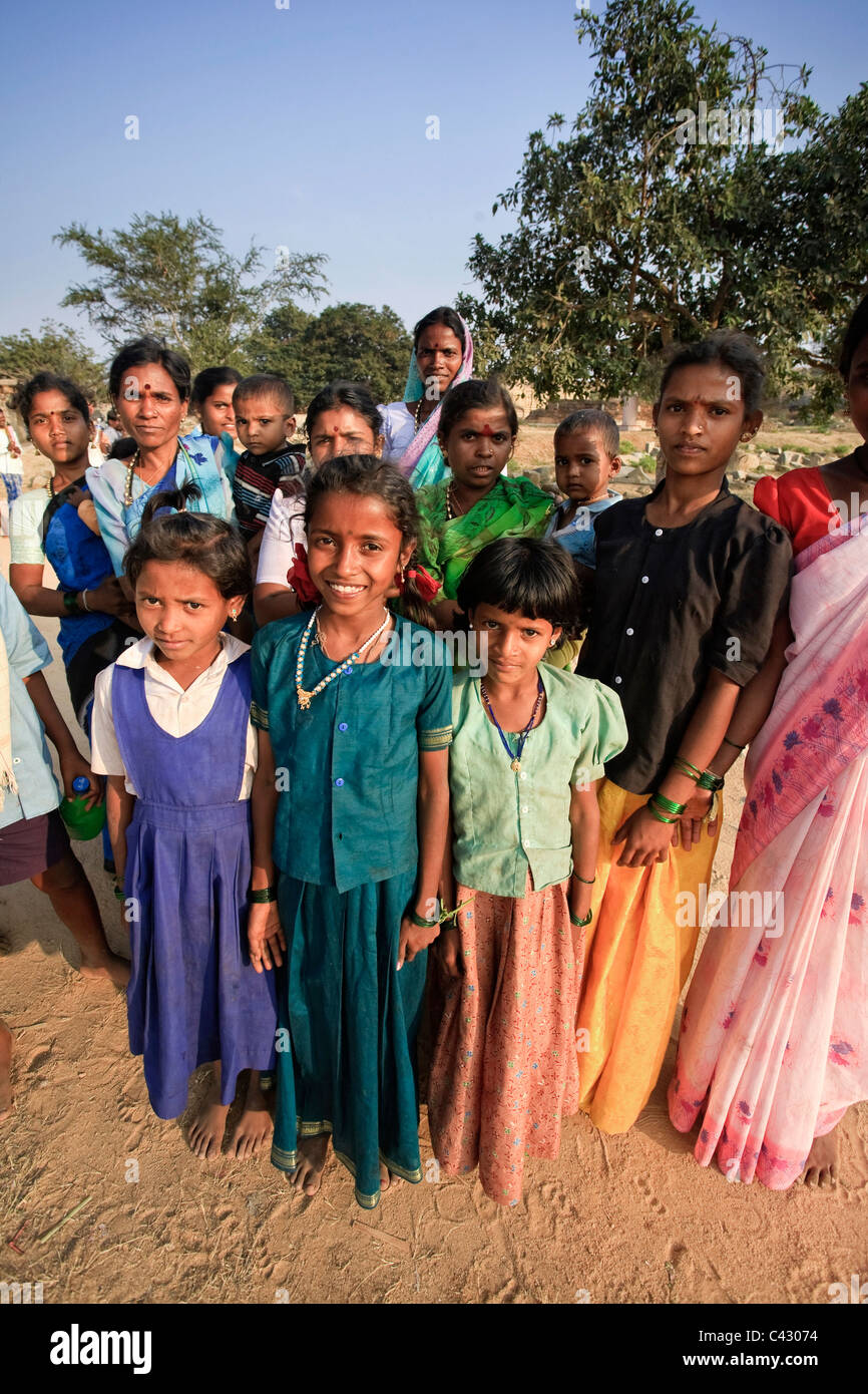 Local People, Hampi, Karnataka, India Stock Photo - Alamy