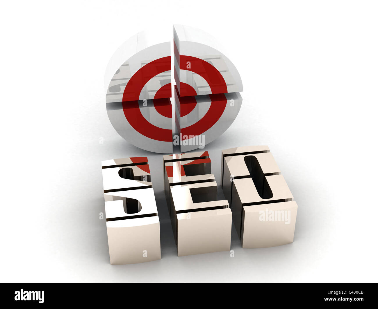 Seo (Search Engine Optimization) 3d concept Stock Photo - Alamy