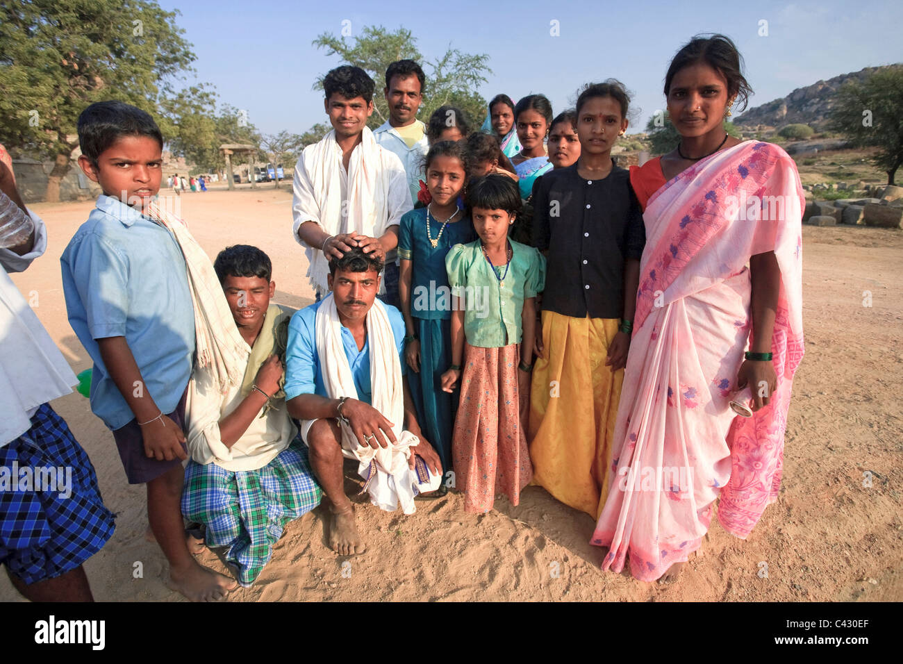 Local People, Hampi, Karnataka, India Stock Photo - Alamy