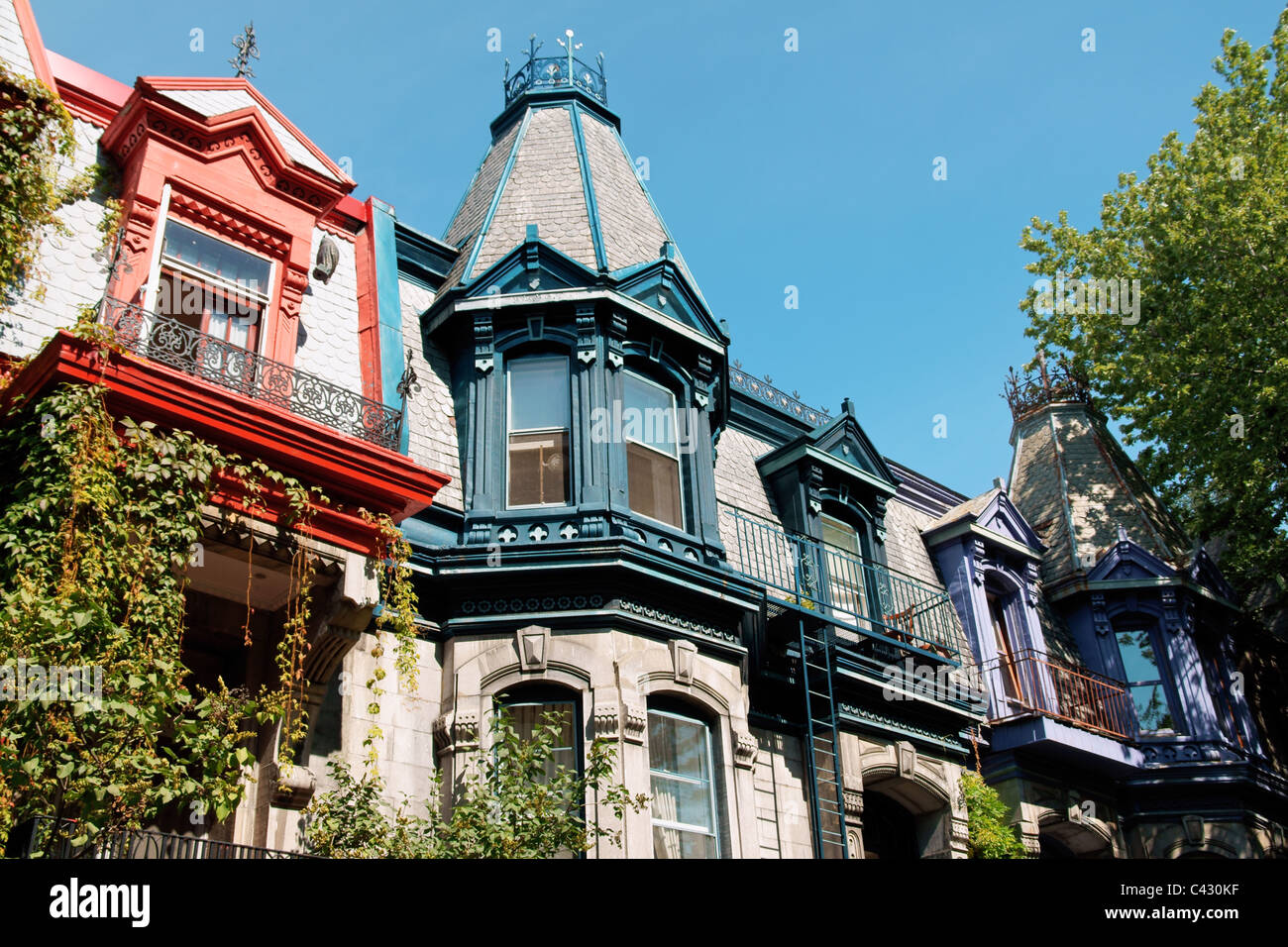 Colorful Victorian Architecture