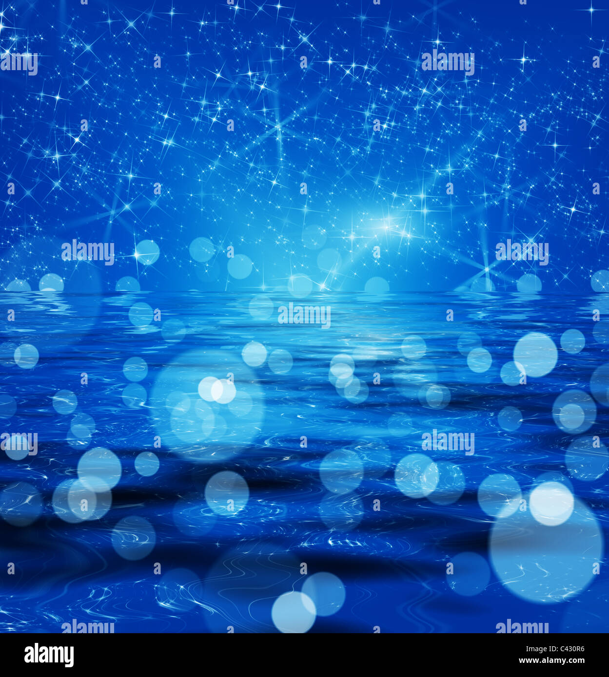 Blue Sea Background Stock Photo - Alamy