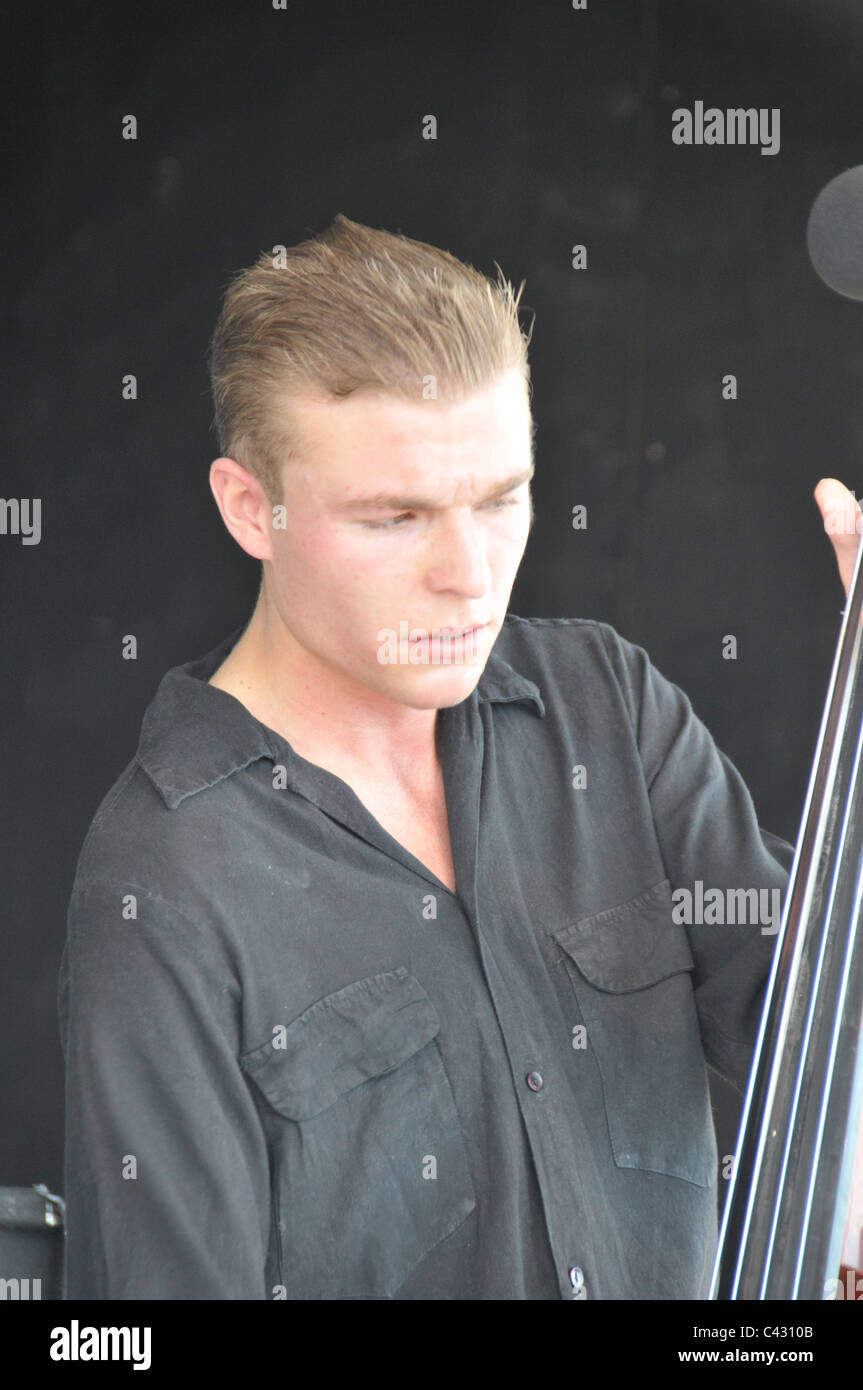 Lights Out a Rockabilly Band playing at the Ace Cafe Run in Brighton ...