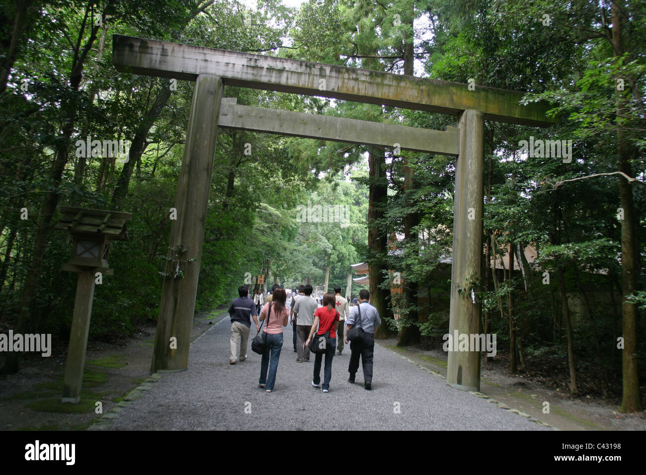The grounds of Ise-jingu shrine, in Ise peninsula, Japan Stock Photo ...